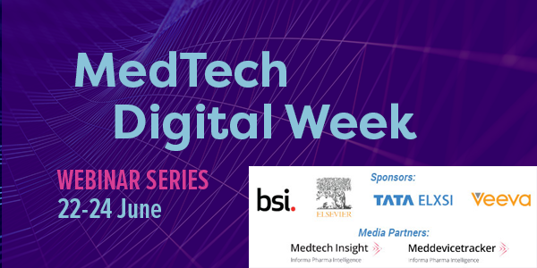 MedTech Digital Week 2020 agenda revealed