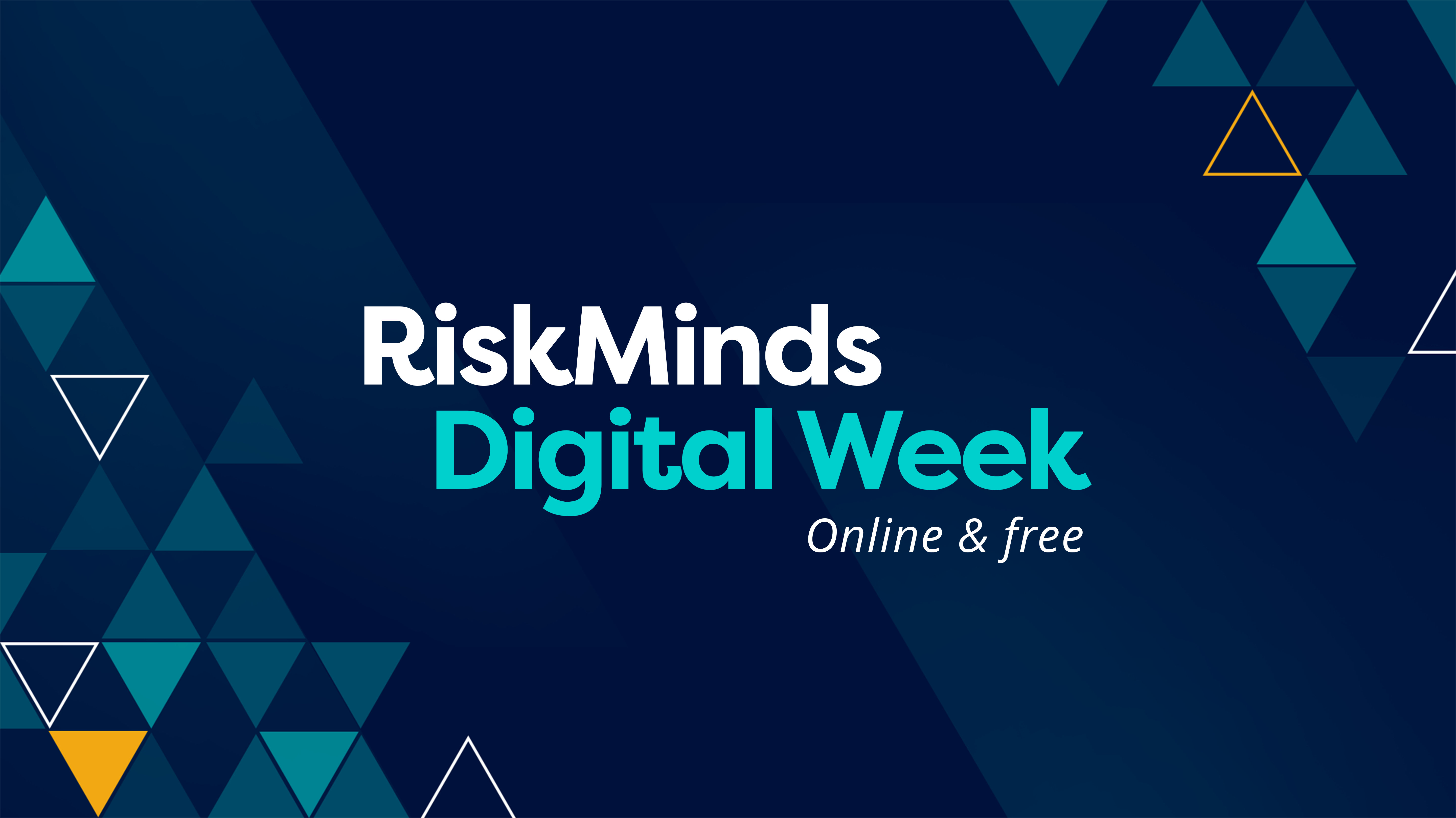 What's happening at the RiskMinds Digital Week?